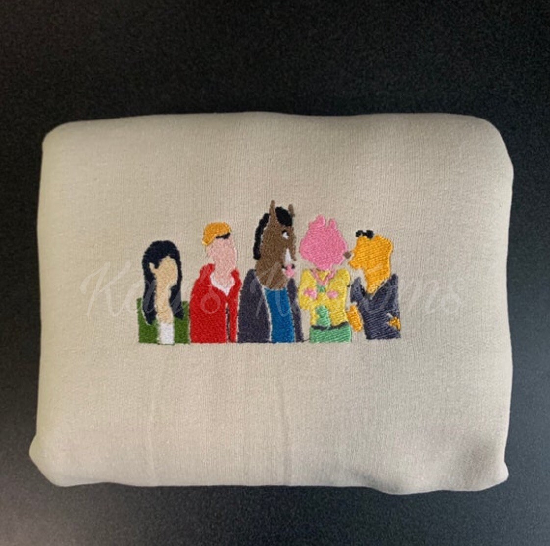 Bojack Horseman Embroidered Crewneck Sweater - Etsy Canada