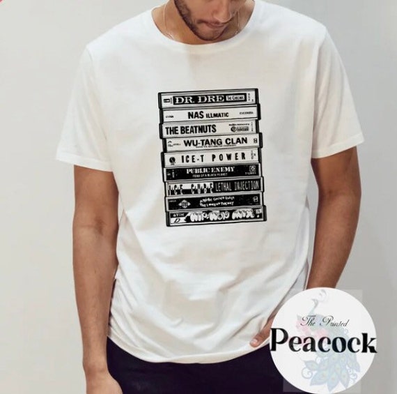 90s Rap Cassette Graphic Tee Shirt Oldies Hip Hop Favorites - Etsy