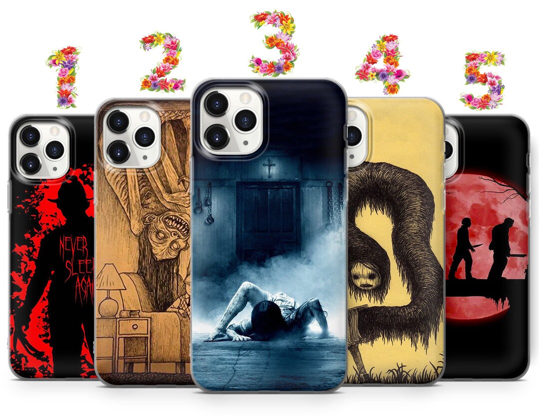 Horror Phone Case for iPhone 14 13 12 11 Xr Xs X Samsung S23 - Etsy