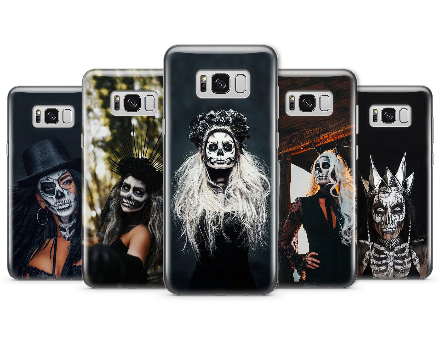 Skeleton Horror Woman phone case for iPhone 12 11 X Xs Xr 8 7 | Etsy