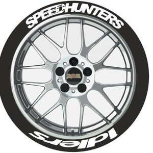 Tire Lettering SPEEDHUNTERS Idlers Tyre Lettering Universal Pneu ...
