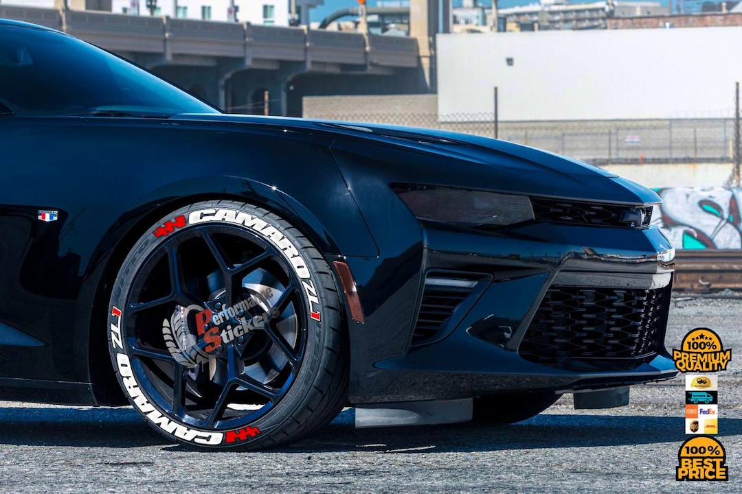 Tire Lettering for CAMARO Tyre Lettering Universal Tire Decal Stickers ...