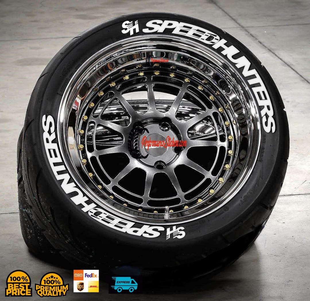 Tire Lettering for SPEEDHUNTERS Tyre Lettering Universal Tyre Decal ...
