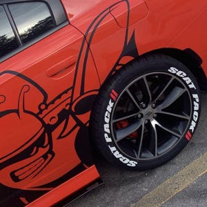 Tire Lettering CUSTOM Wording Create Your Own Tyre Decal Sticker Fits ...