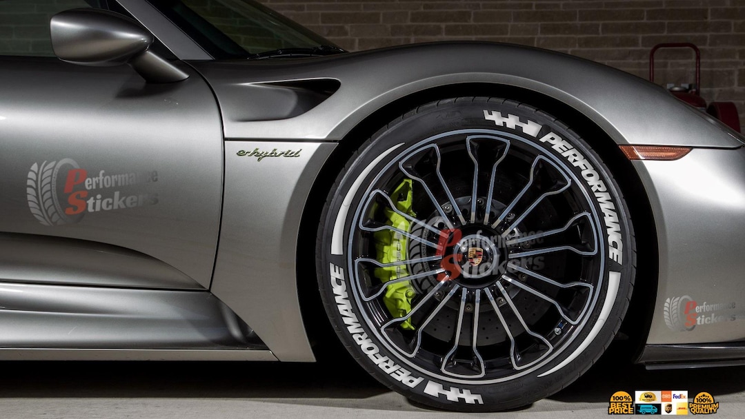 Tire Lettering for PERFORMANCE Tyre Lettering Universal Tyre Decal ...