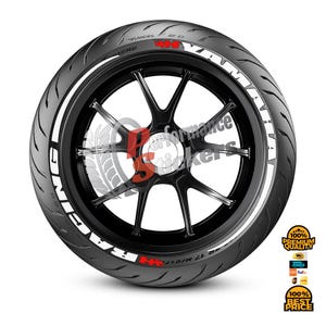 Motorcycle Tire Lettering RACING Tyre Lettering Permanent Stickers ...