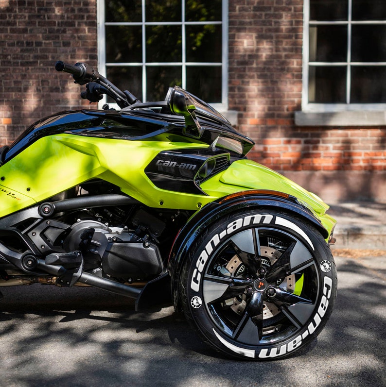 Tire Lettering Permanent SPYDER Can-am Raised Tyre Sticker Fits ...