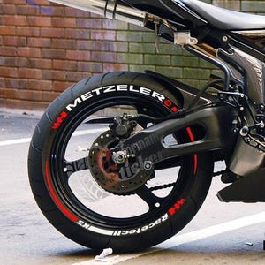 Motorcycle Tire Lettering METZELER RACETEC RR K3 Tyre Lettering ...