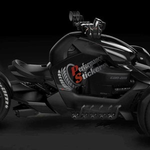 Tire Lettering Permanent Can-am Raised Tyre Sticker Fits RYKER SPYDER ...