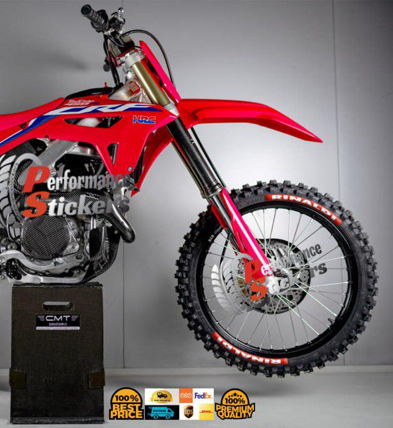 Motorcycle Tire Lettering RINALDI Tyre Lettering Permanent Stickers Set ...