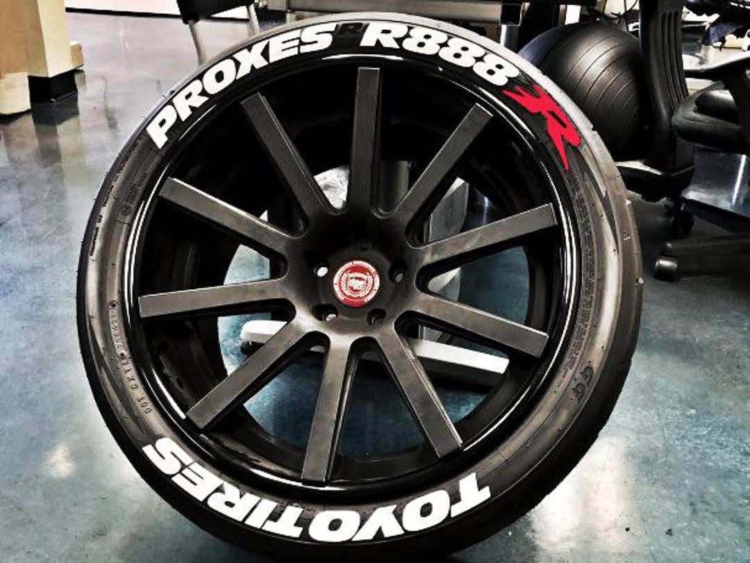 TOYO Tires Proxes Lettering Tyre Lettering Universal Tyre Decal ...