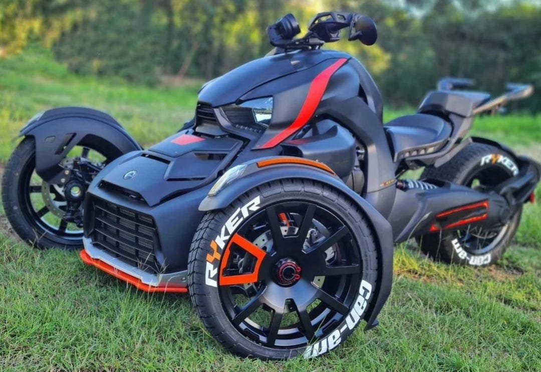 Tire Lettering Ryker Can-am Raised Tyre Sticker Fits All Can-am 15"-17 ...