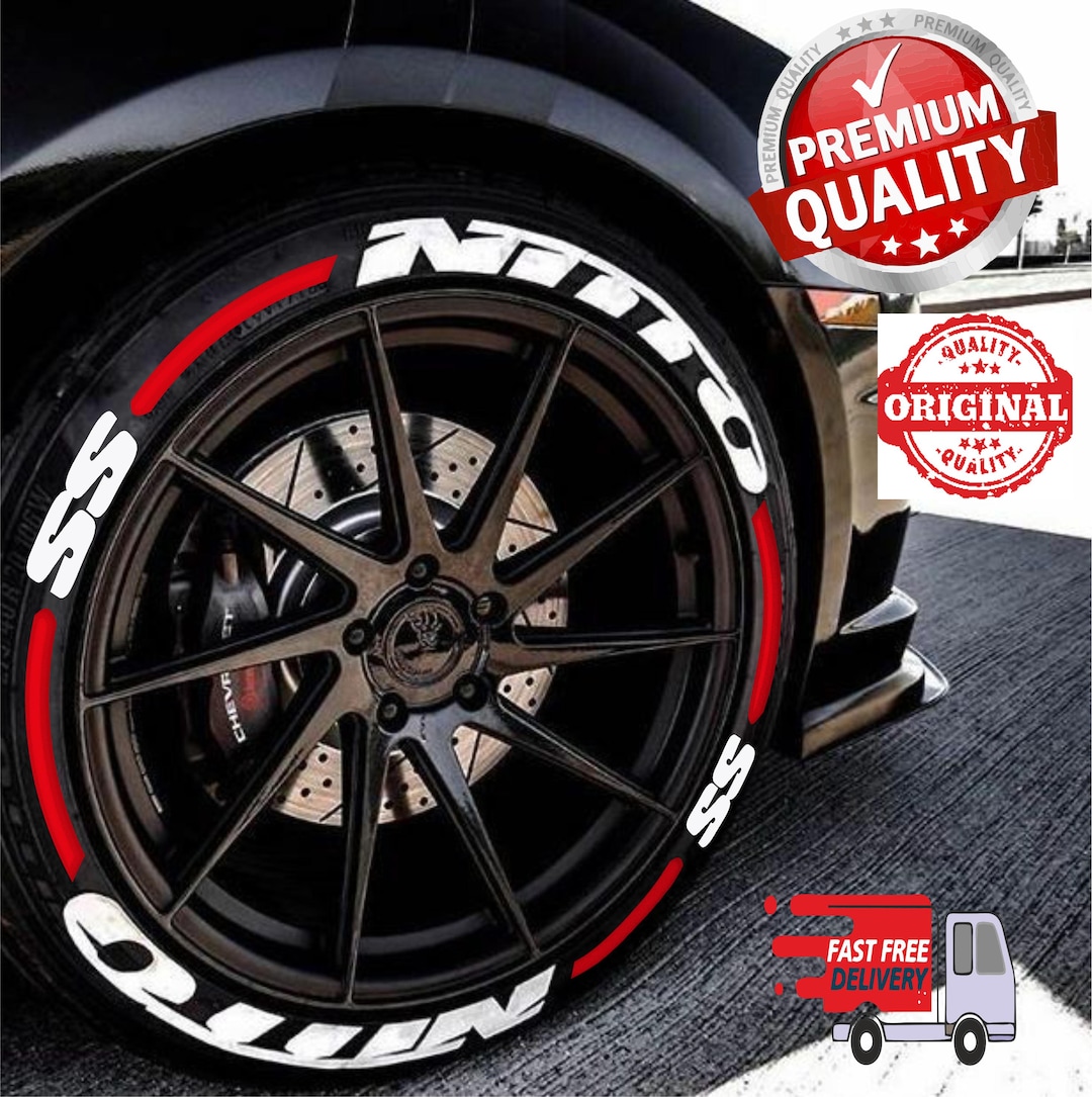 Tire Lettering Nitto Tyre Lettering Universal Pneu Sticker Tyre Decal ...