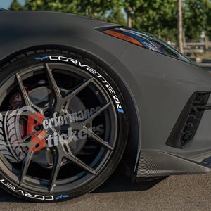 Tire Lettering CORVETTE CUSTOM Wording Create Your Own Tyre Decal ...
