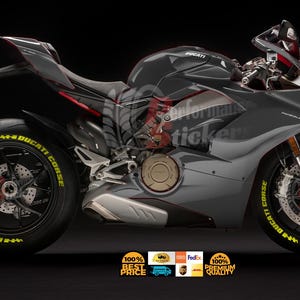 Motorcycle Tire Lettering Ducati CORSE Tyre Lettering Permanent Tyre ...