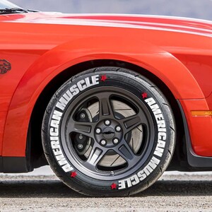 Tire Lettering American MUSCLE Tyre Lettering Tyre Decal Stickers All ...