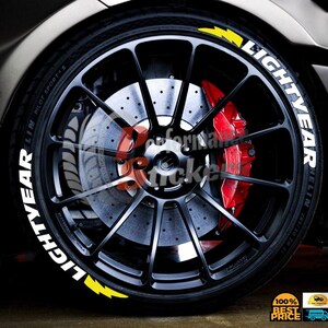 Tire Lettering for LIGHTYEAR Tyre Lettering Universal Stickers fast ...