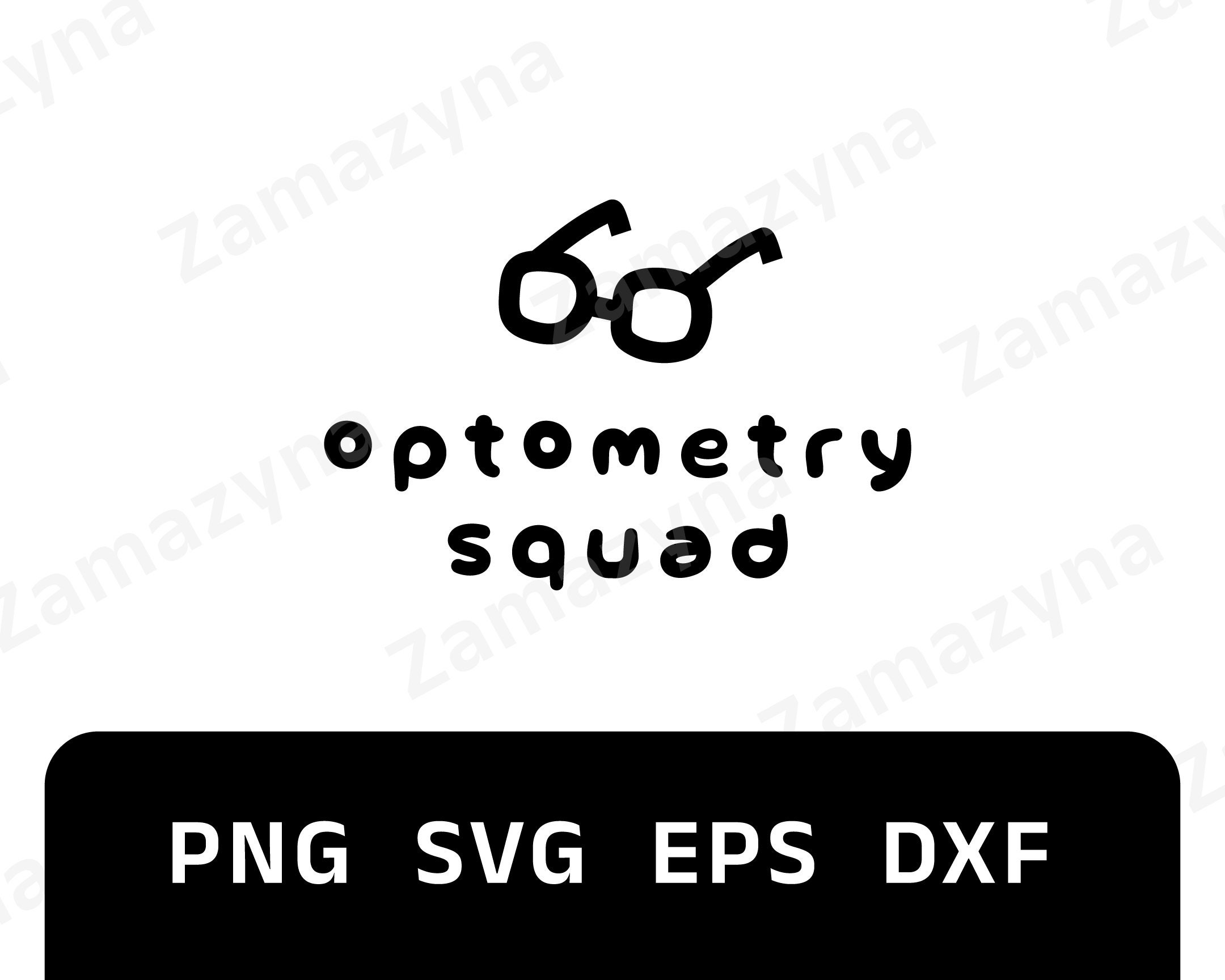 Optometry Squad Glasses Health SVG, Eyes Examine Eye Care Vector ...