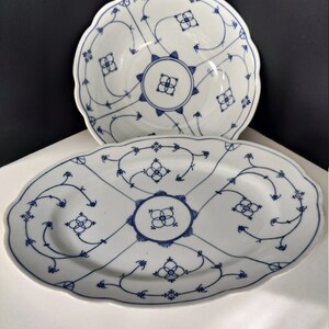 Bavaria Winterling Antique Strawflower Serving Platter and Serving Bowl ...