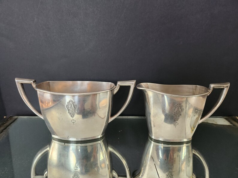 Art Deco 3 Piece Tea Set, Community Plate Silver, Fabulous 920s Tea Set ...