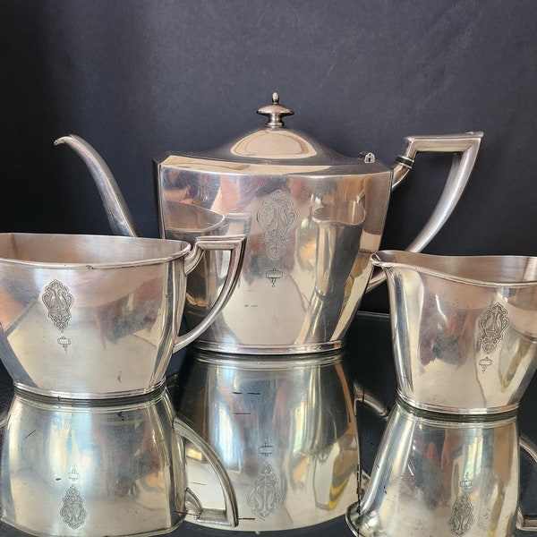 Silver Tea Set - Etsy