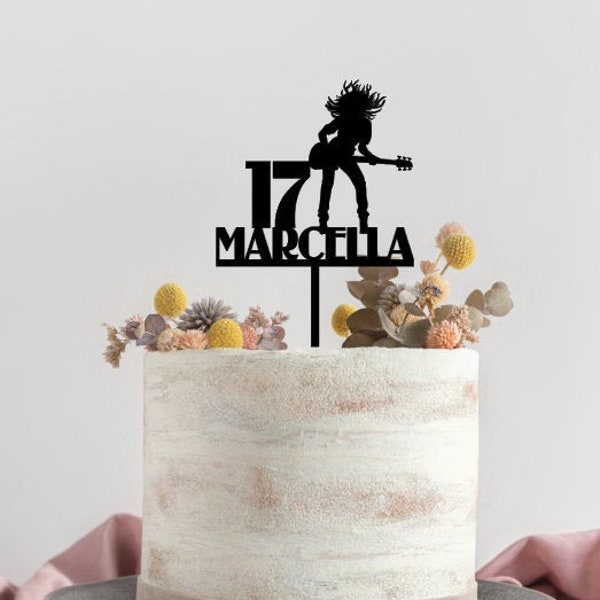 Rockstar Birthday Cake - Etsy