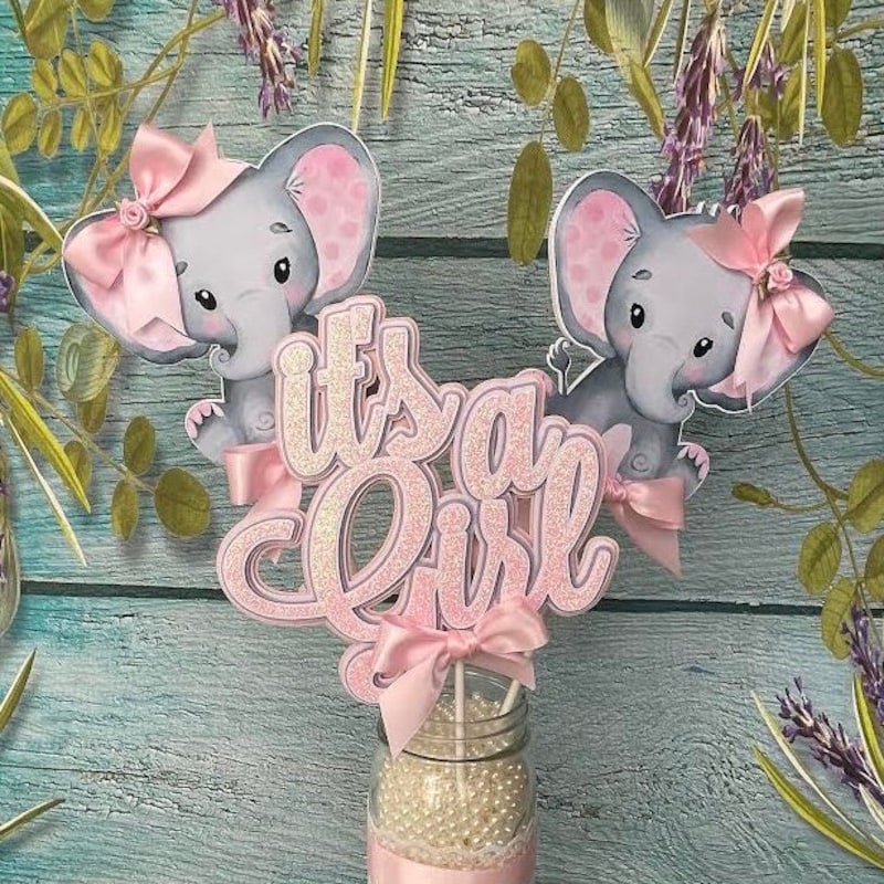 Elephant Centerpieces for Baby Shower - Etsy
