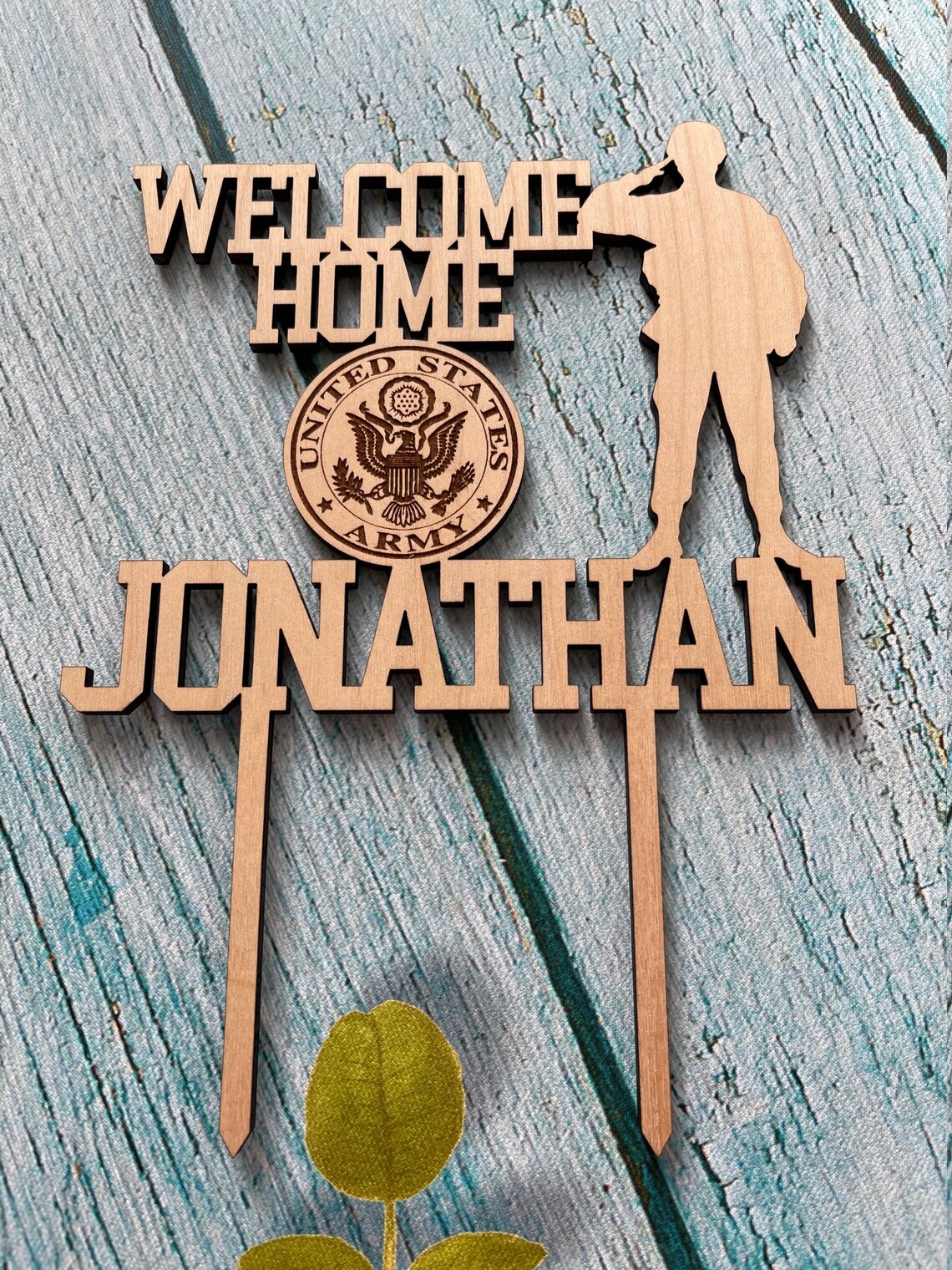 Soldier Cake Topper Welcome Home Cake Topper Happy Birthday - Etsy