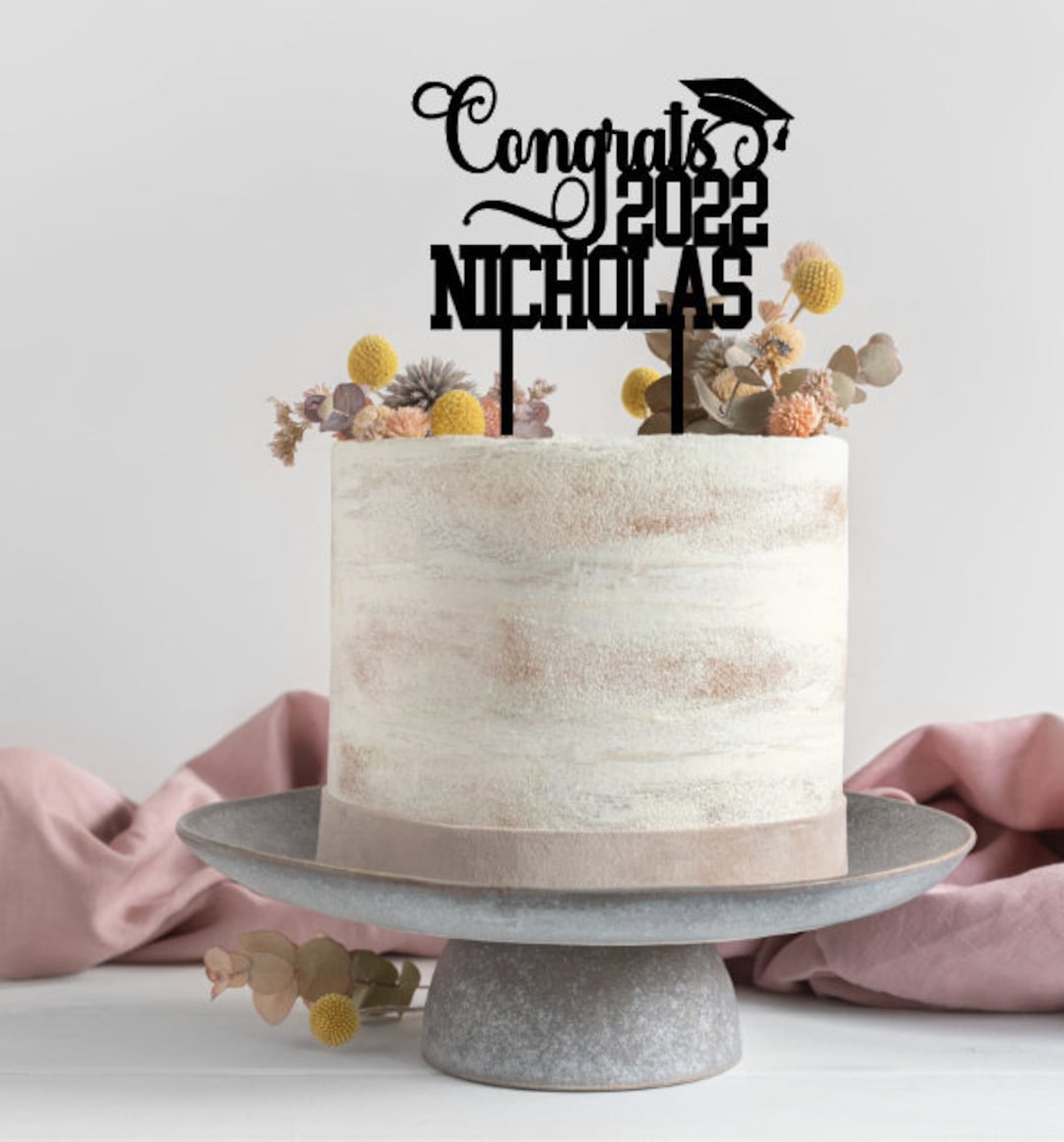 Graduation 2024 Cake Topper ,personalized Congrats 2024 Cake Topper ...