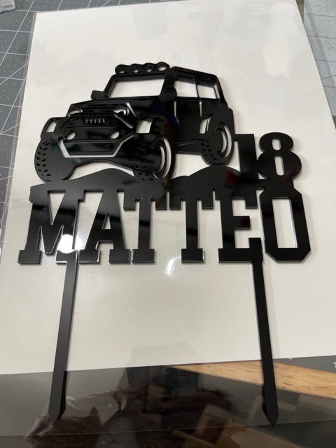 Off Road Cake Topper off Road Truck Cake Topper Personalized - Etsy