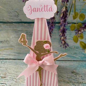 Ballerina Favor Box, Ballerina Treat Box, Ballet Loop Box,ballet Party ...