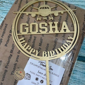 Airplane Cake Topper, Aviation, Pilot Cake Topper, Flying, Boys ...