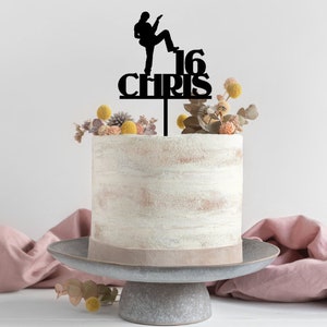 Rockstar Cake Topper, Personalized Cake Topper, Musician Cake Topper ...