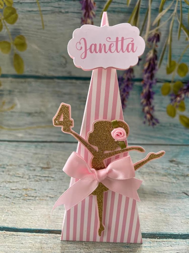 Ballerina Favor Box Ballerina Treat Box Ballet Loop - Etsy
