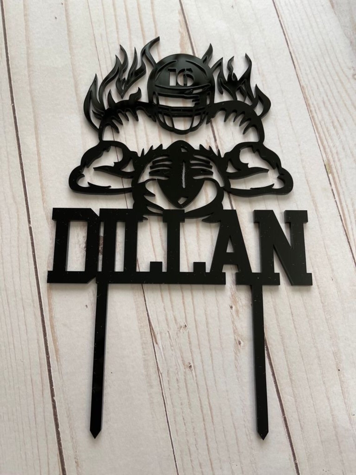 Football Cake Topper Sports Theme Party Boys Birthday Party - Etsy