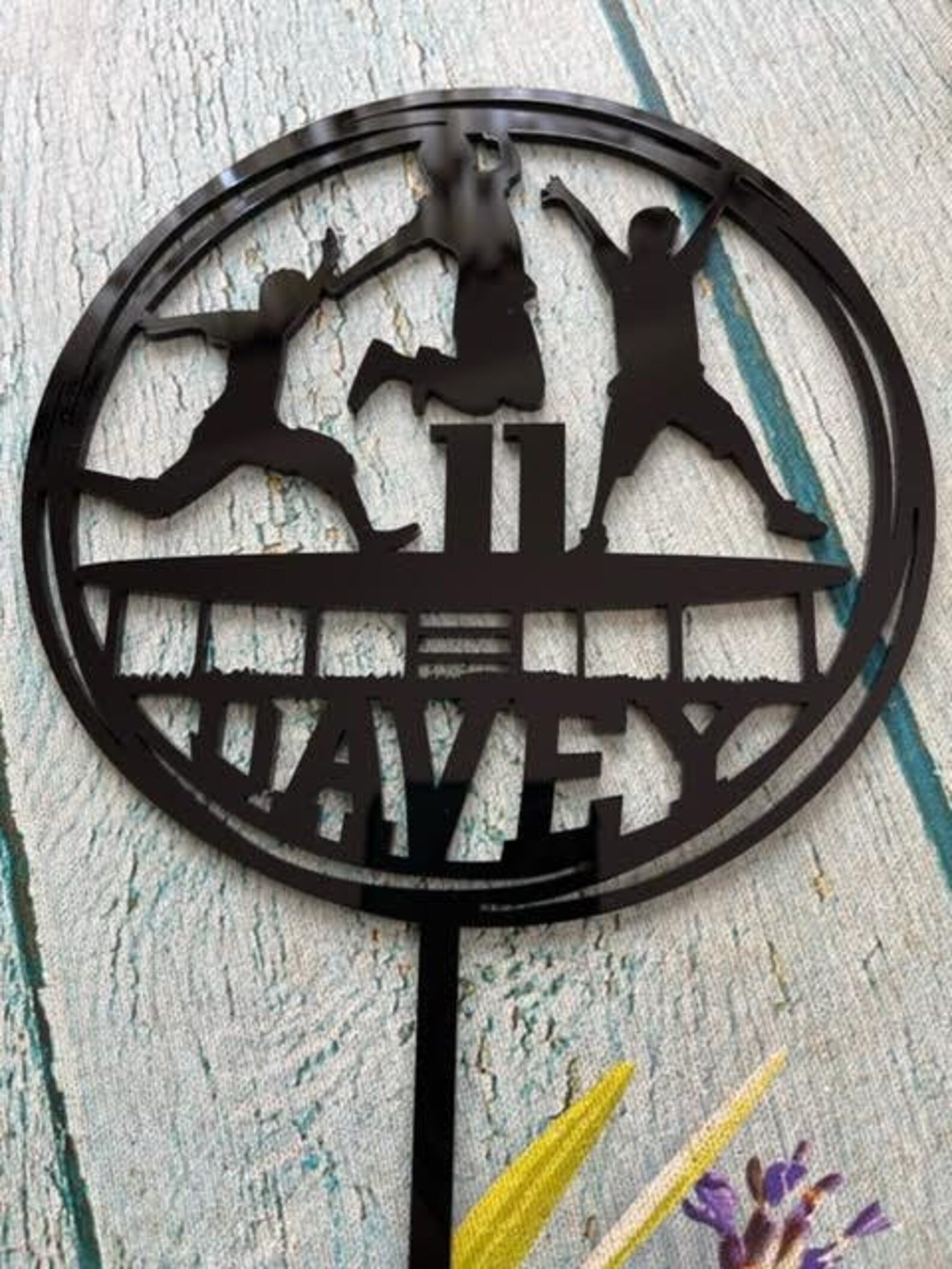 Trampoline Cake Topper Personalized Cake Topper Jumping Cake - Etsy