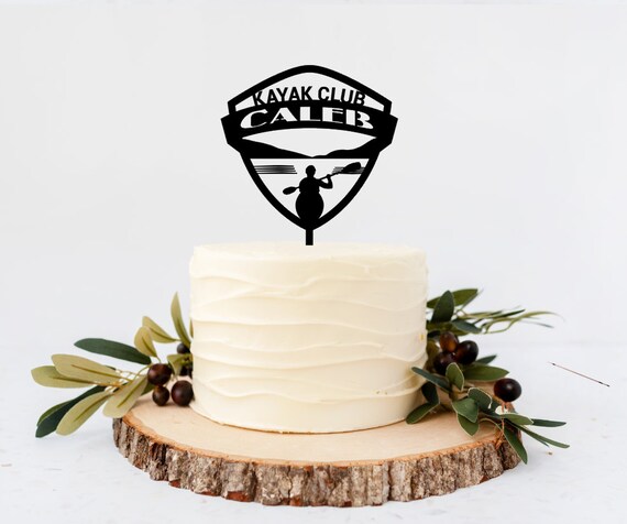 Kayak Cake Topper Personalized Kayak Topper Party Decor - Etsy