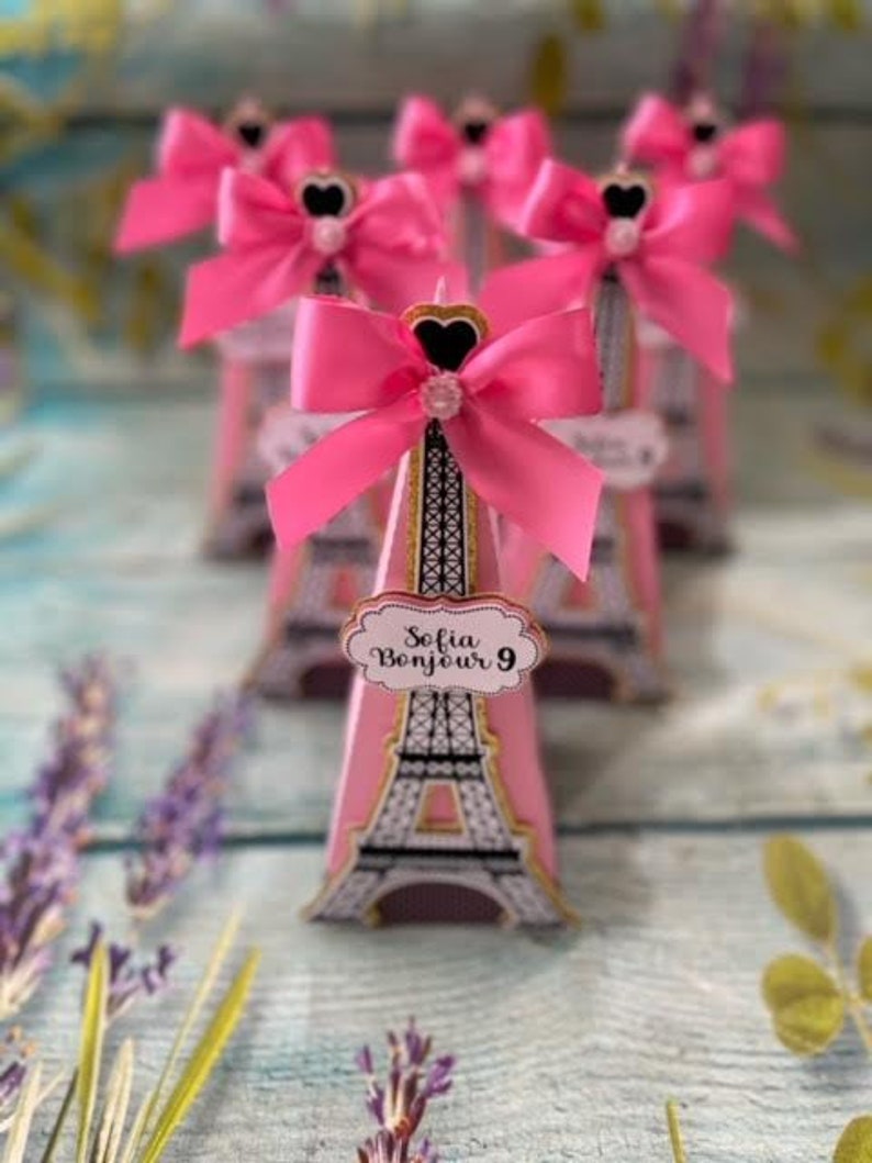 Paris Favor Box Paris Party Decor Paris Decorationparis - Etsy