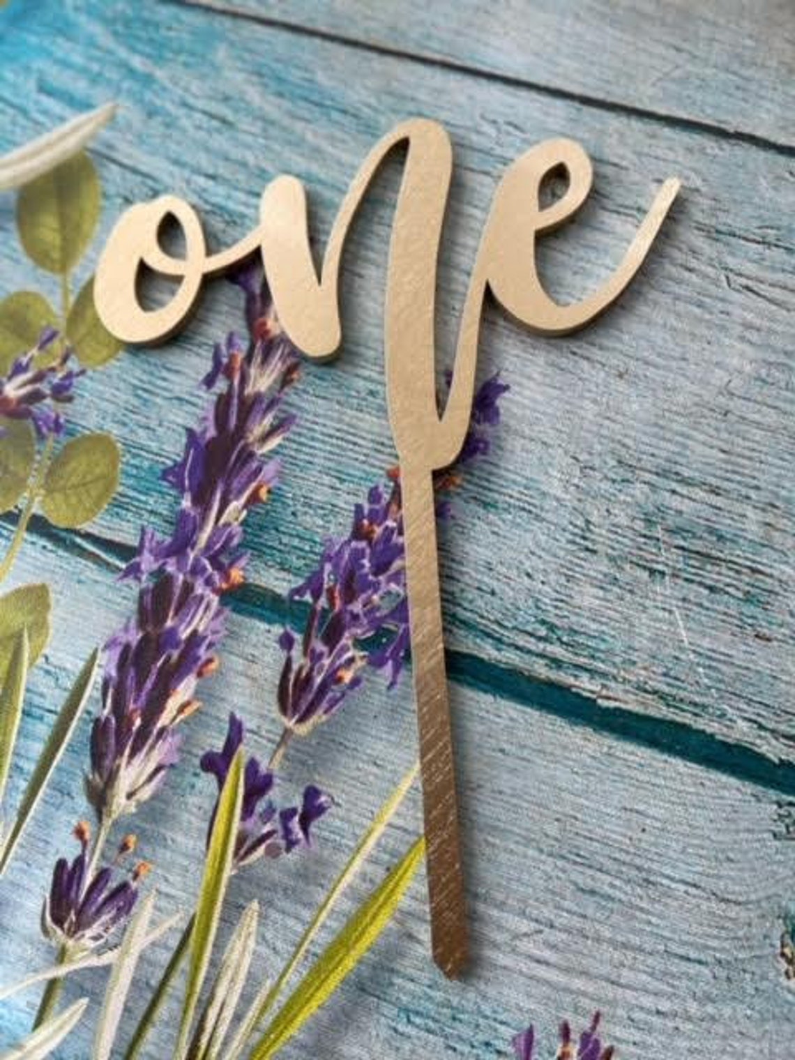 Calligraphy One First Birthday Cake Topper Toddler Birthday - Etsy