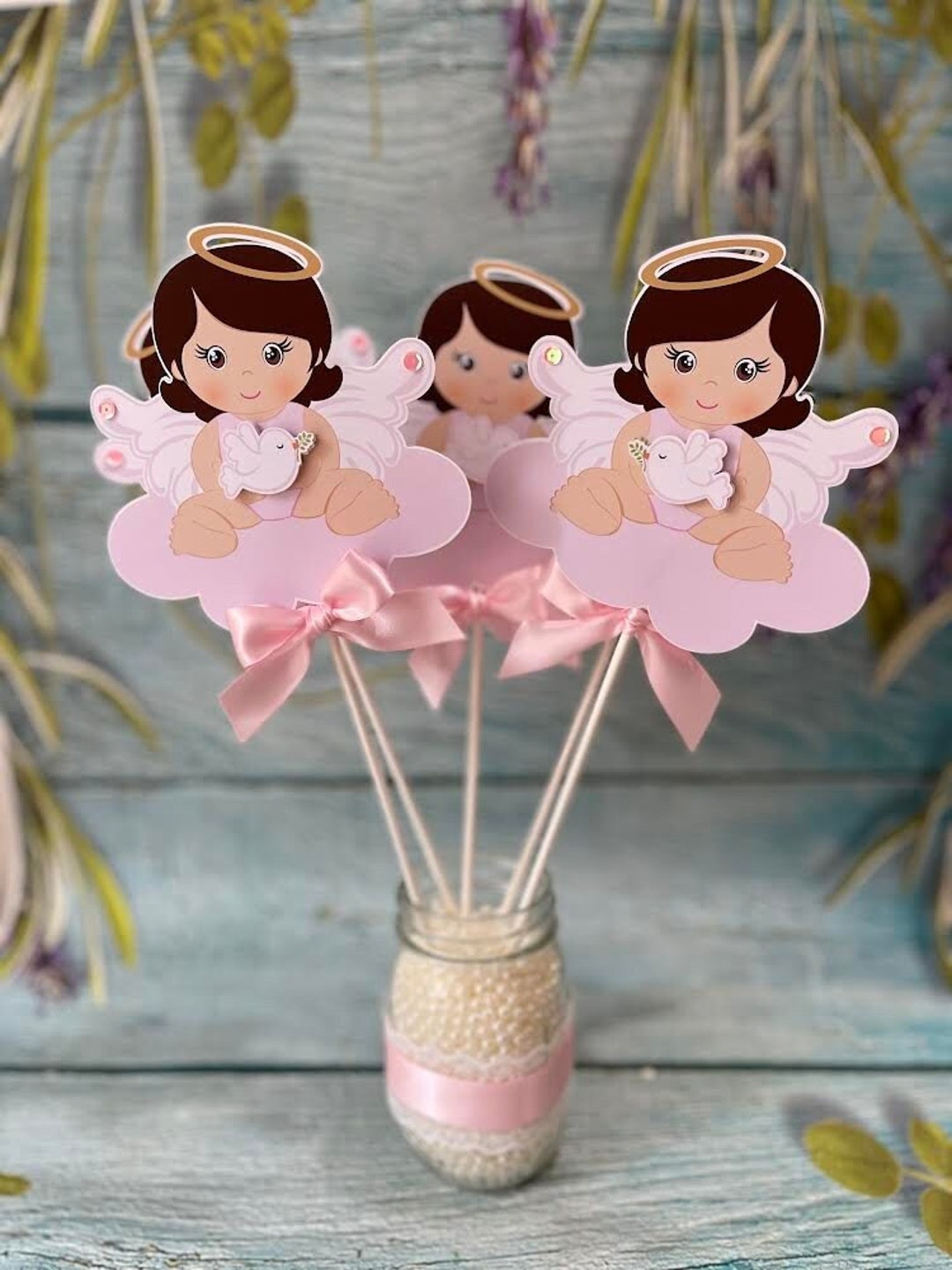 Baptism Centerpieces, Baby Girl Baptism, Baby Boy Baptism, Baptism ...