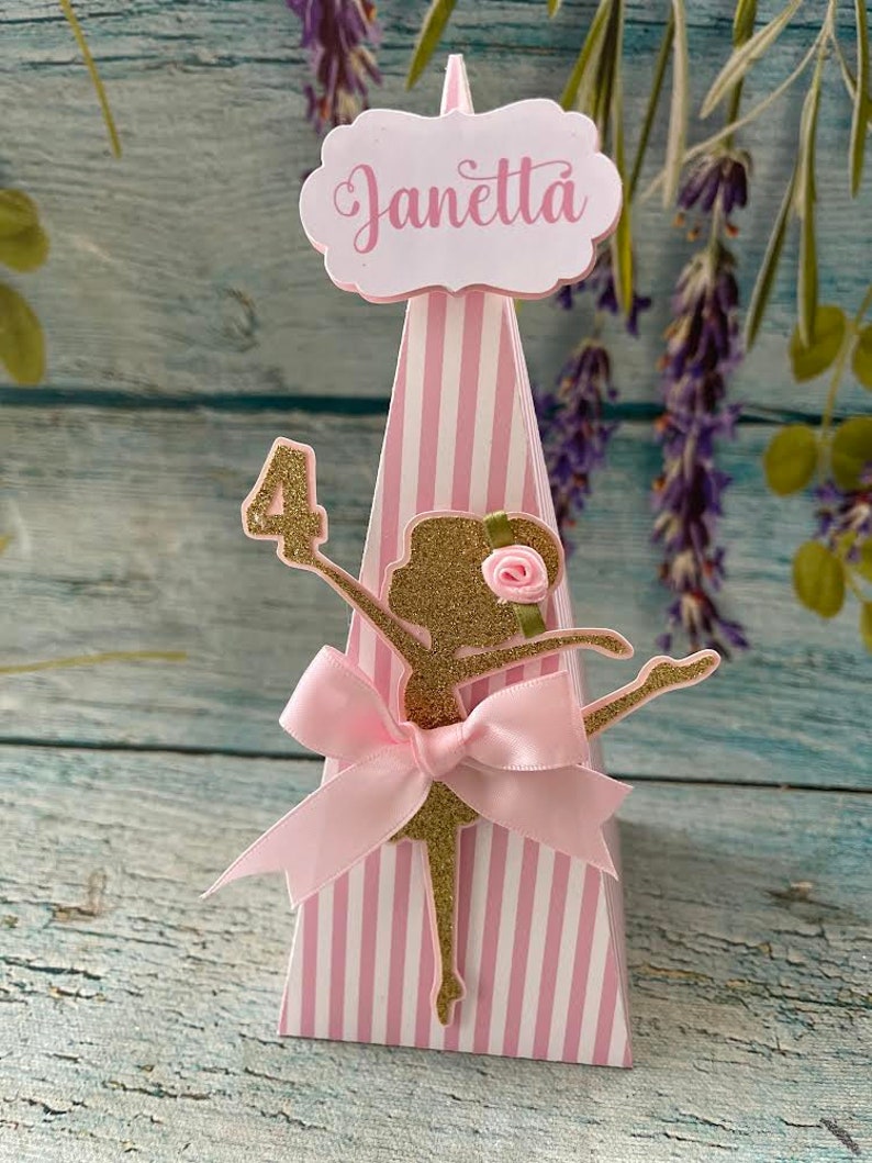 Ballerina Favor Box Ballerina Treat Box Ballet Loop - Etsy