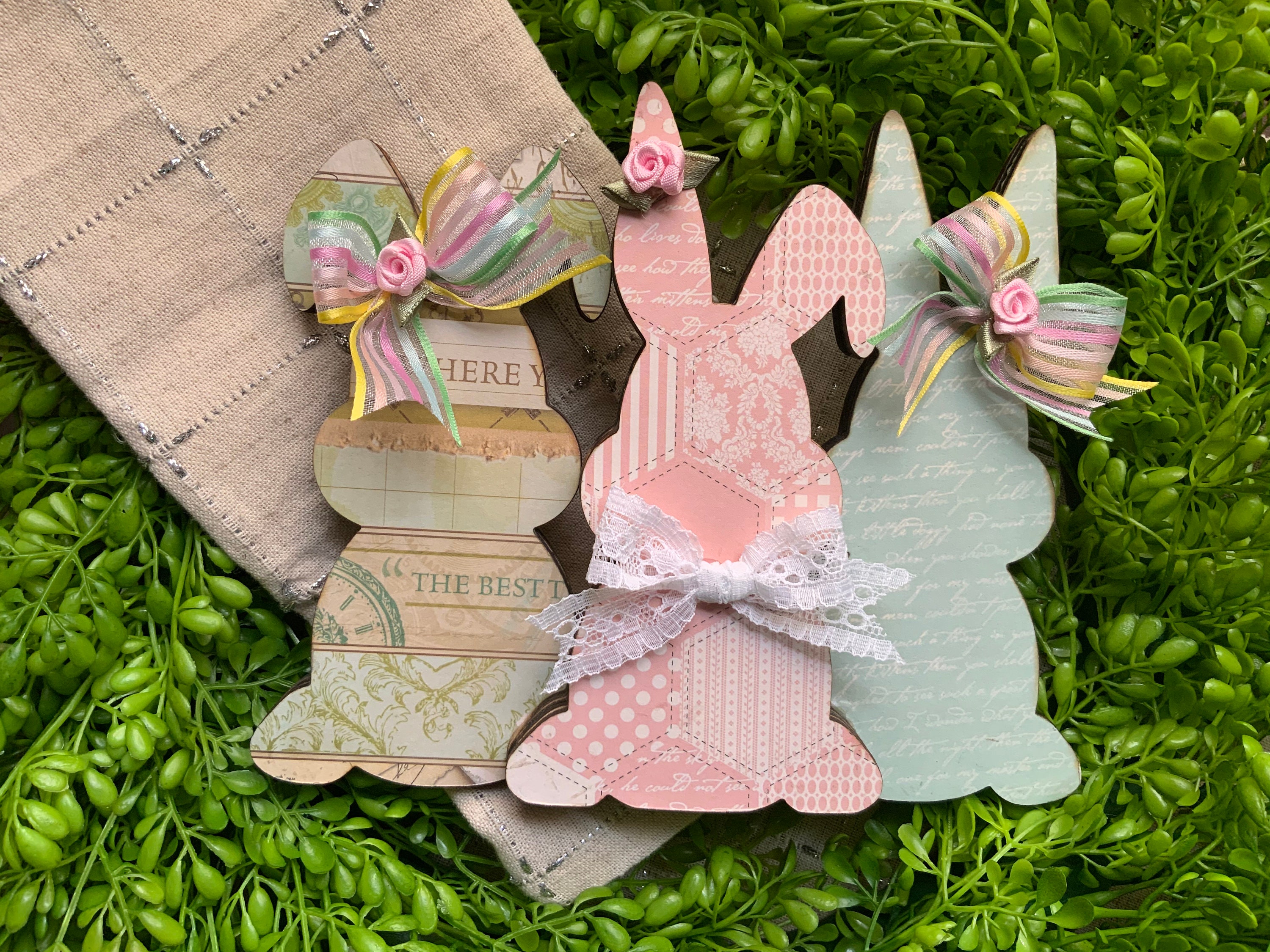 Easter Bunny Easter Wooden Decoration Easter Decor Easter - Etsy
