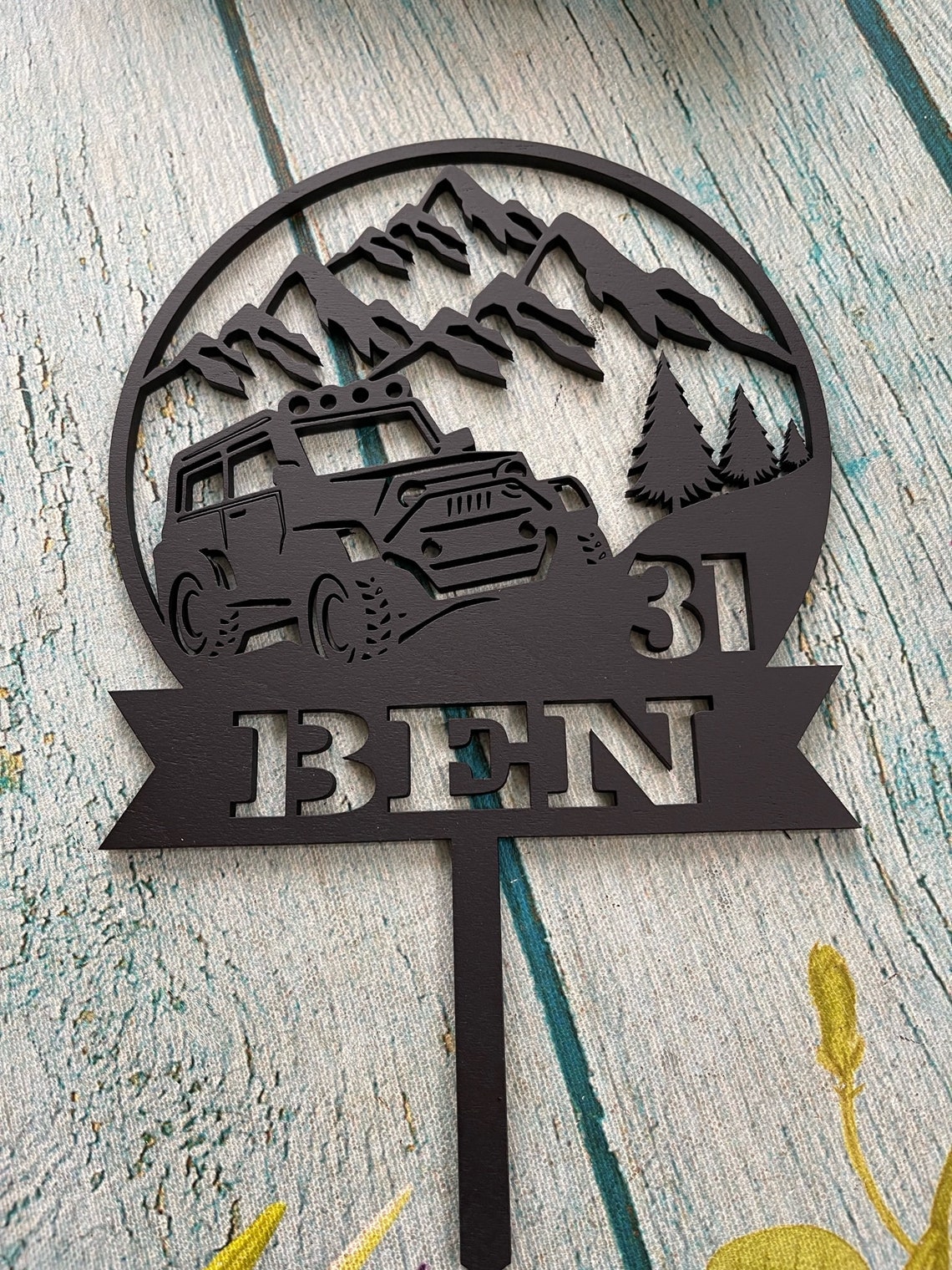 Off Road Cake Topper, off Road Truck, Party Cake Topper, Jeep Inspired ...