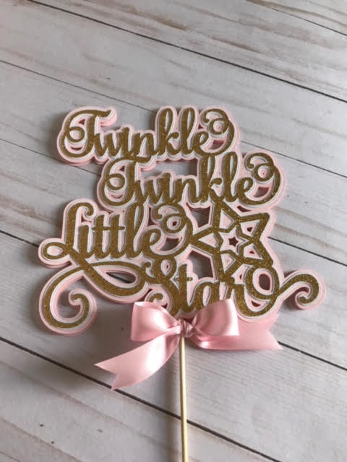 Twinkle Twinkle Little Star Cake Topper Little Star Party - Etsy