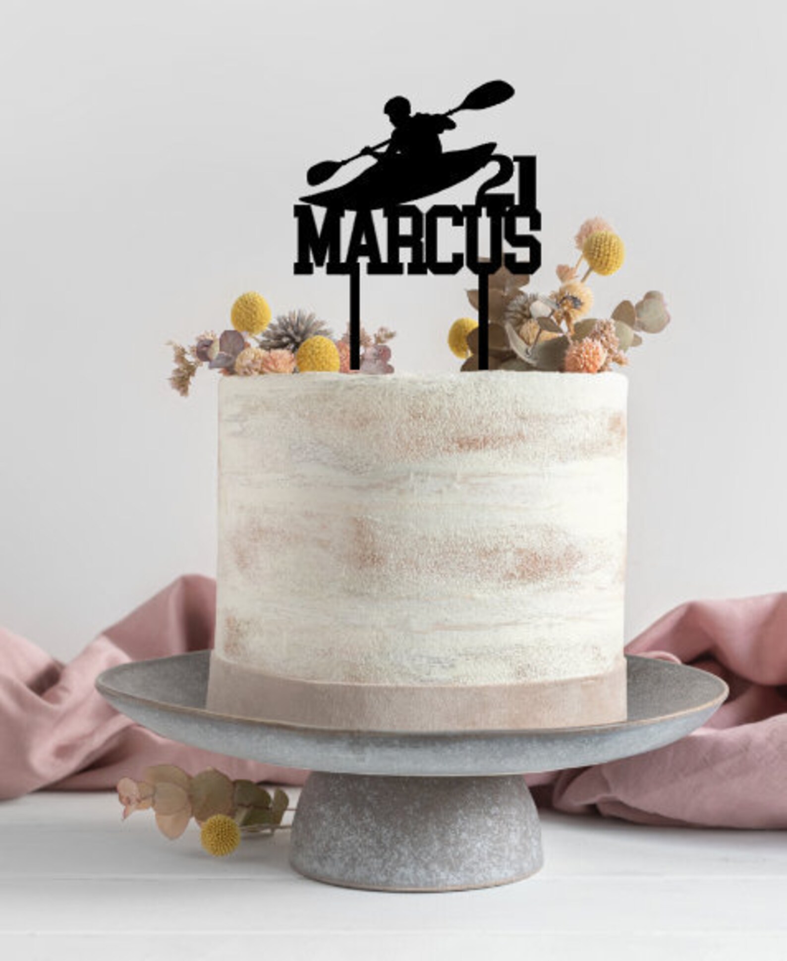 Kayak Cake Topper Personalized kayak topper Party Decor | Etsy