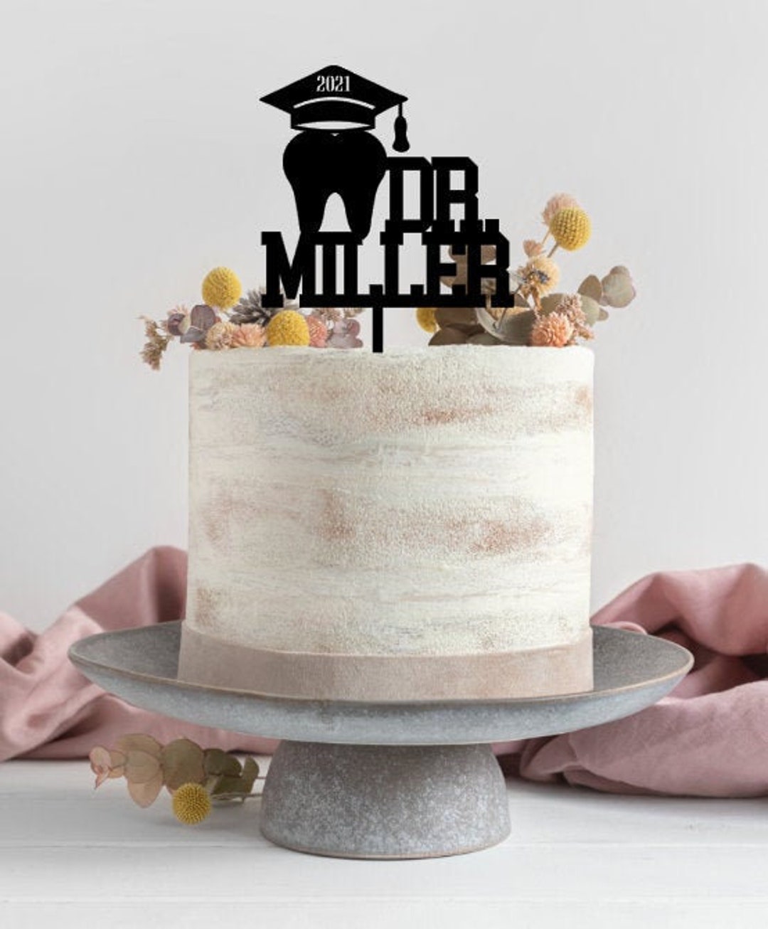 Dentist Cake Topper, Dentist Birthday Party, Dentist Graduation Cake ...