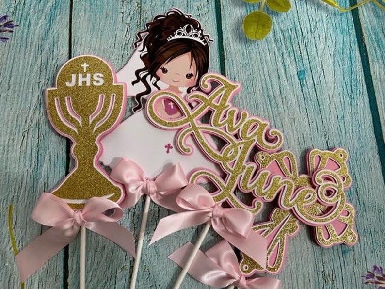 First Communion Decor First Communion Centerpieces Holy - Etsy