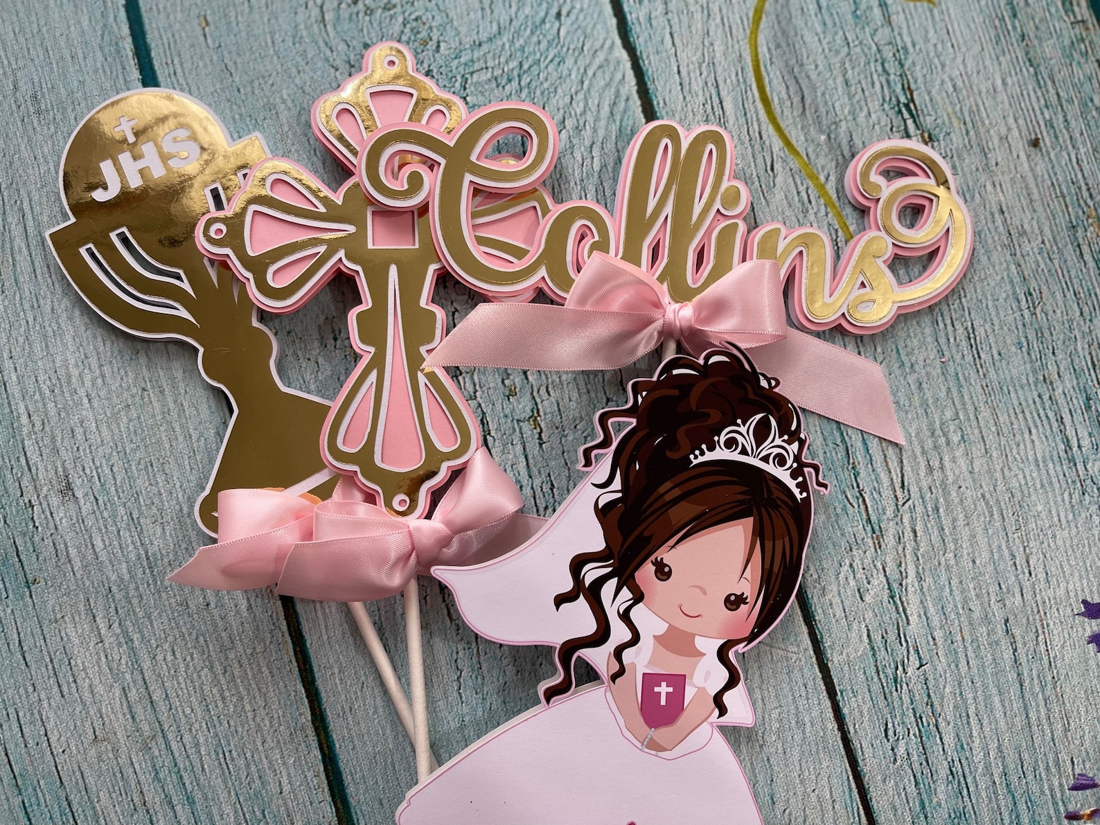 First Communion Decor First Communion Centerpieces Holy - Etsy