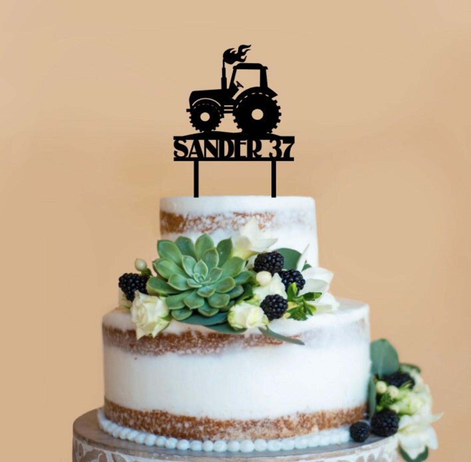 Tractor Cake Topper, Tractor Party Decor, Farmhouse Table, Farmhouse ...