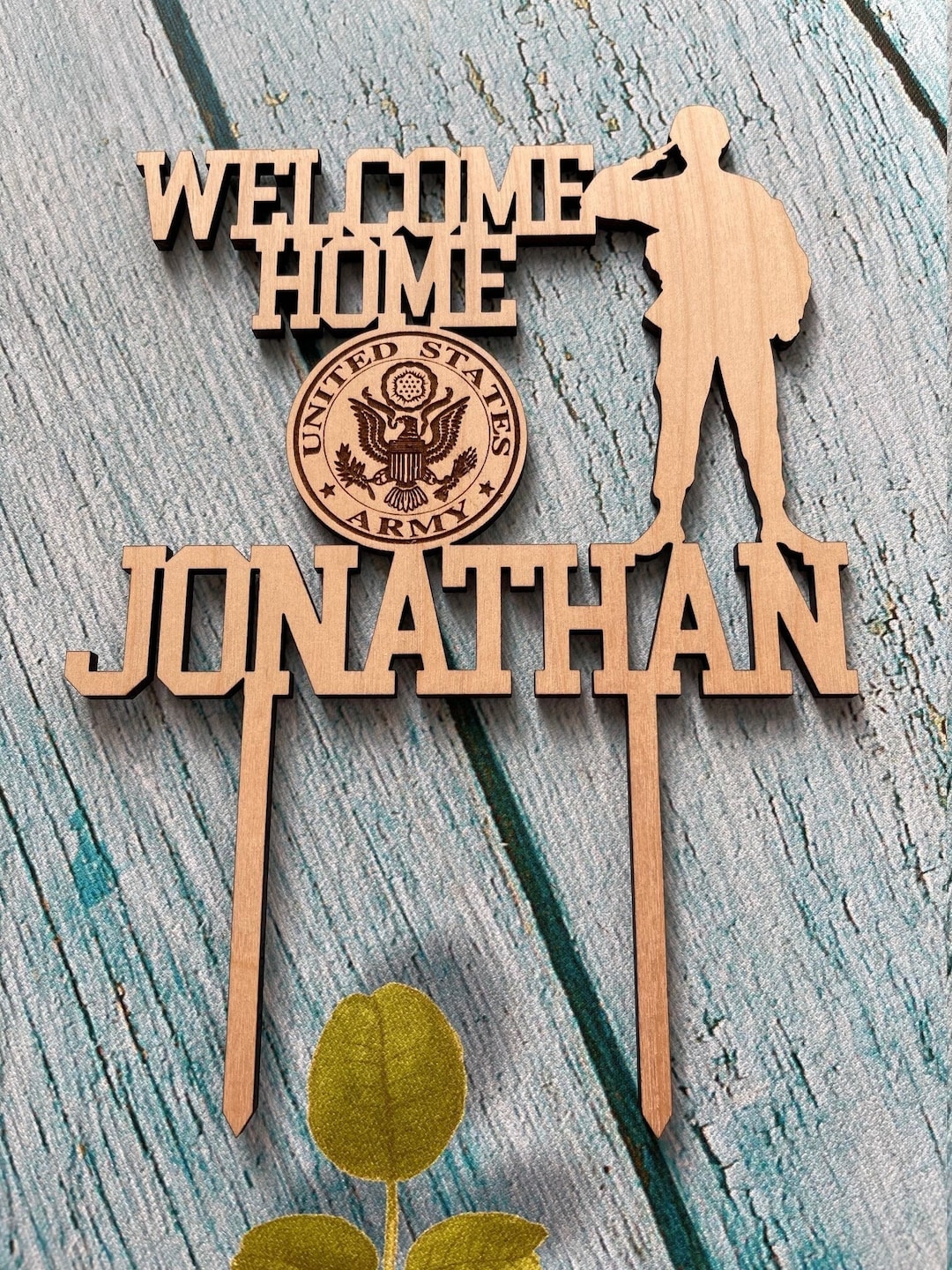 Soldier Cake Topper, Welcome Home Cake Topper, Happy Birthday Soldier ...